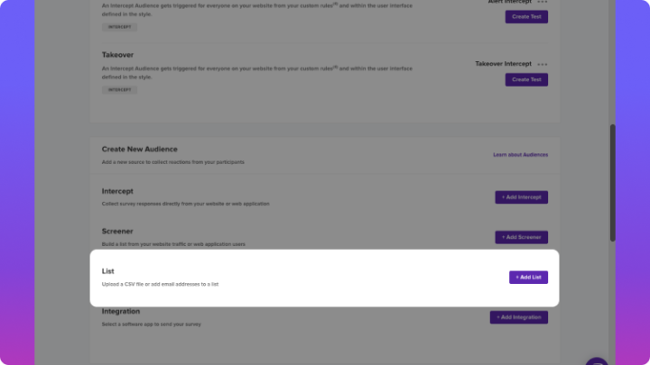 Setting Up Your Custom List - Helio