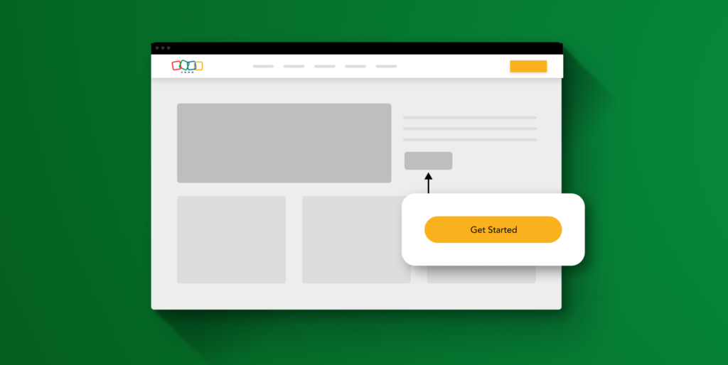 Zoho Landing Page Optimization - Helio