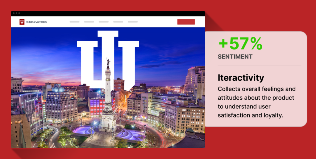 Validating homepage animations on Indiana University’s new website - Helio