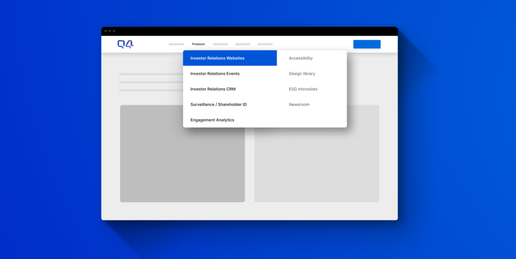 Building a new navigation with Q4, Inc. using Card Sorting - Helio